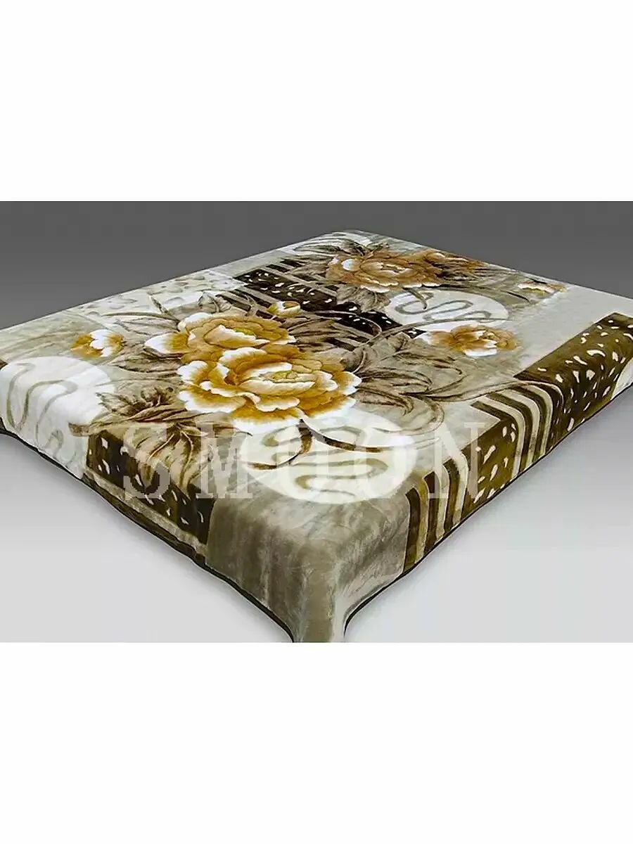 Плед гладкий размер 200х240 см