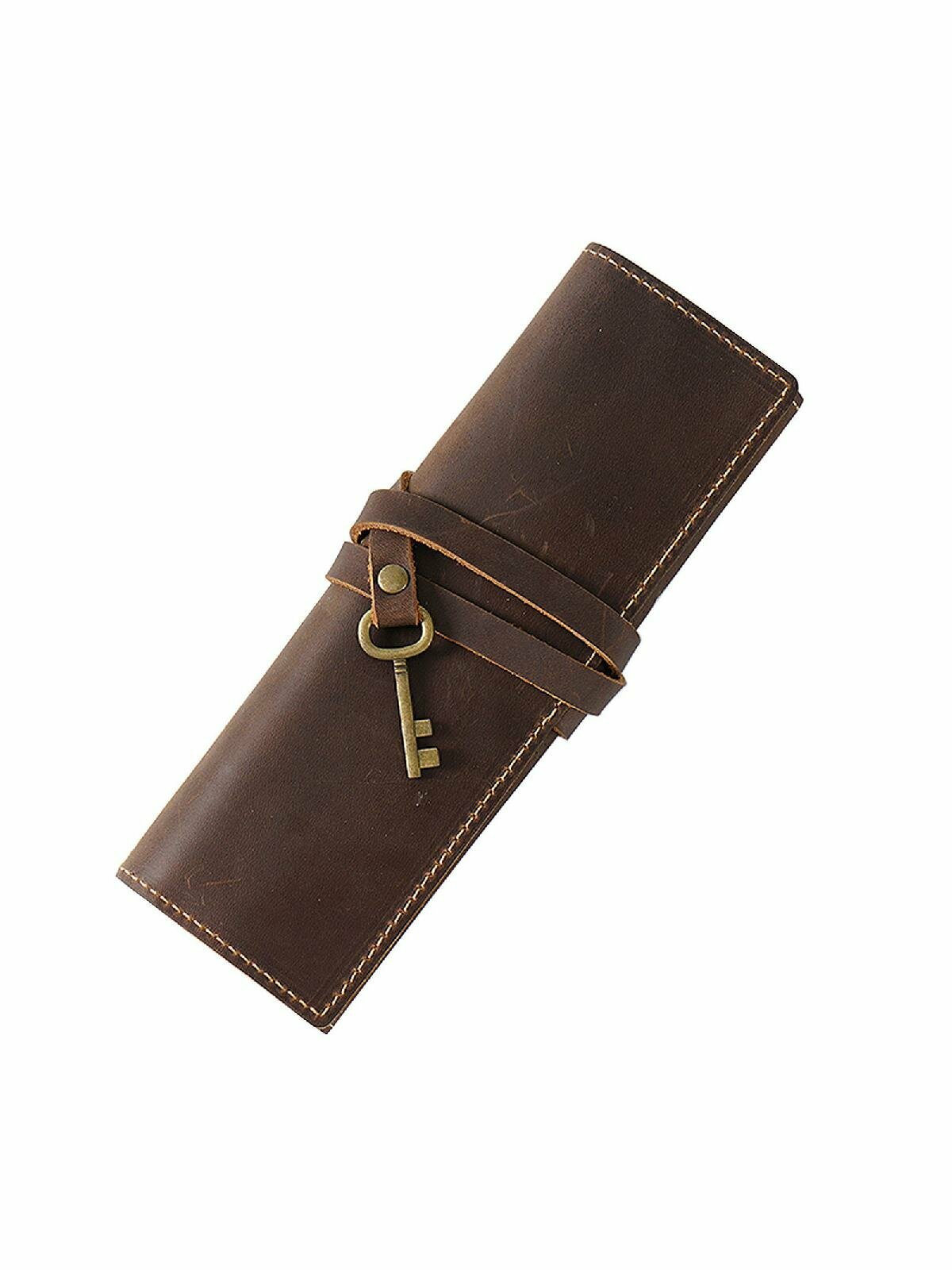 Ручной ролл карандаш сумка карандаш держатель организатор Ручка держатель чехол подарок для друга