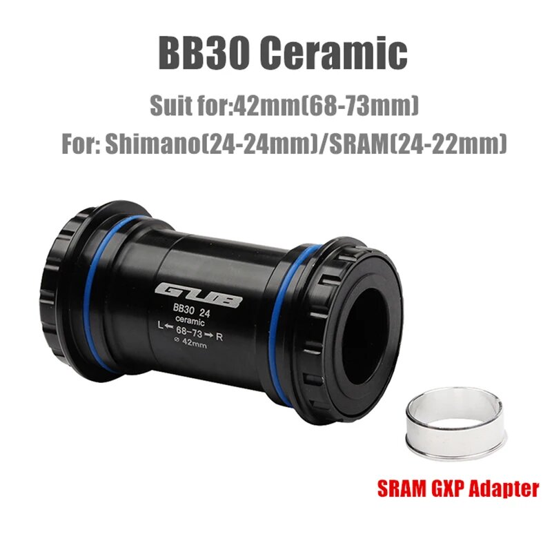 Керамический подшипник GUB PF30 BB30 для горных и дорожных велосипедов Темно-синий, BB30