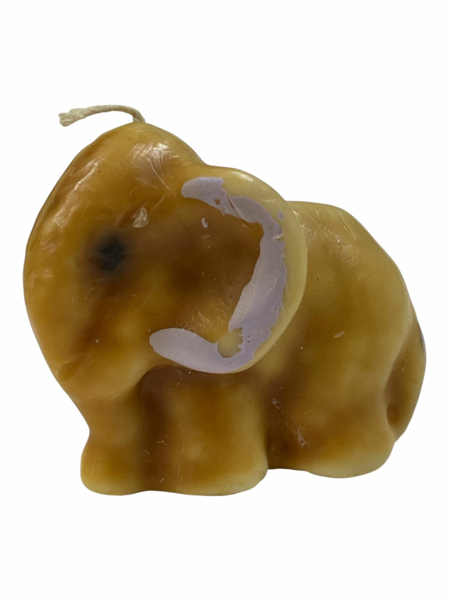 Советская винтажная статуэтка свечка, слон, сделано в СССР