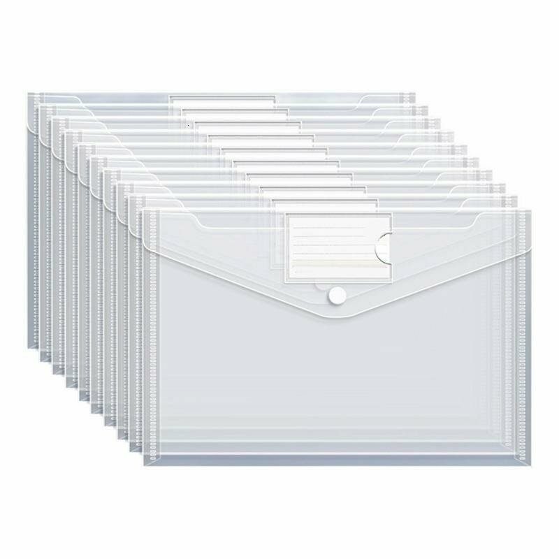 Полипропиленовые файловые пакеты с усиленным замком, Белая этикетка