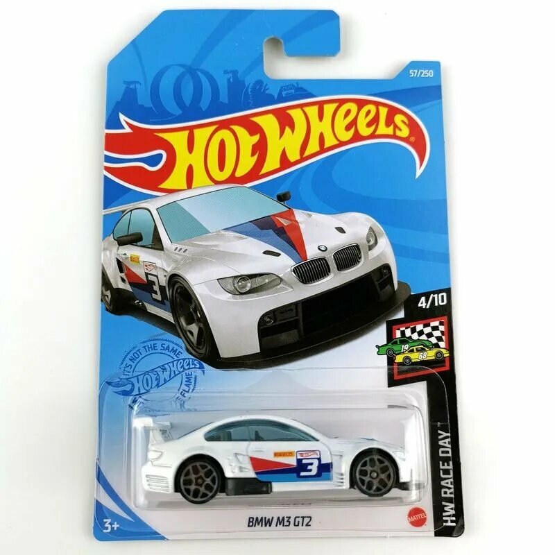 Машинка Mattel Hot Wheels 2021 C4982 Bmw M3 Gt2 White