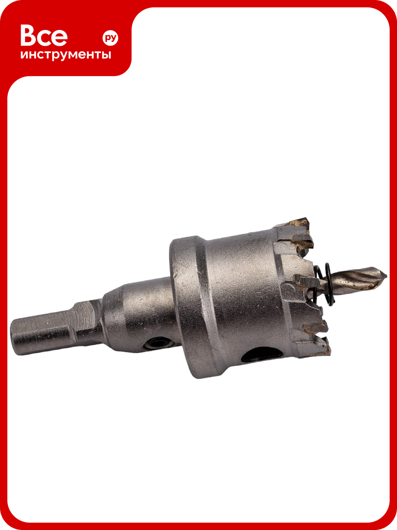 Коронка по металлу твердосплавная 30 мм усиленная HM/TCT Diamond Industrial DIDTCT30