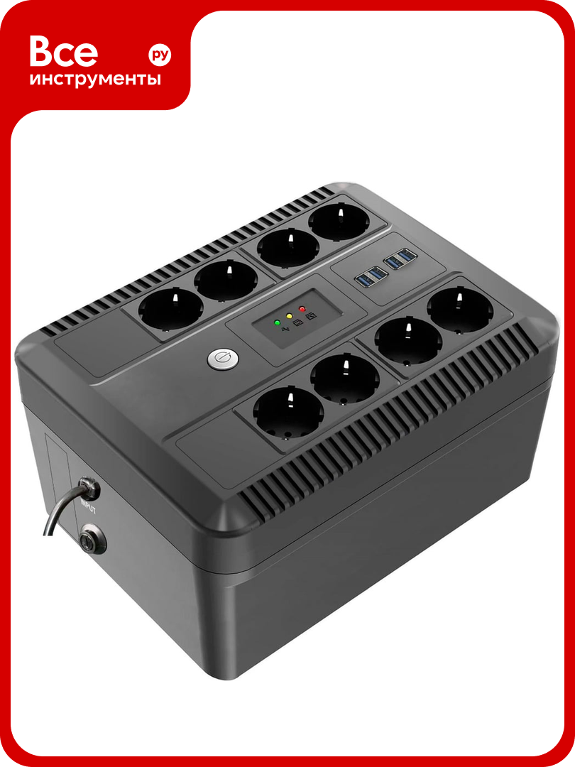 Источник бесперебойного питания Turbosky Гарант 1000: надежный UPS для компьютеров, серверов и промышленного оборудовани