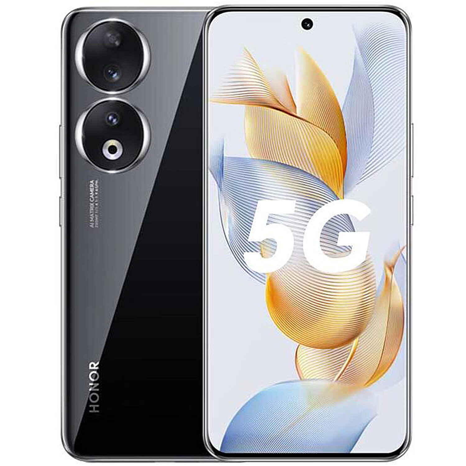Смартфон Honor 90 5G 16GB+512GB Black 200MP Camera CPU Скачать Snapdragon 7 Gen1