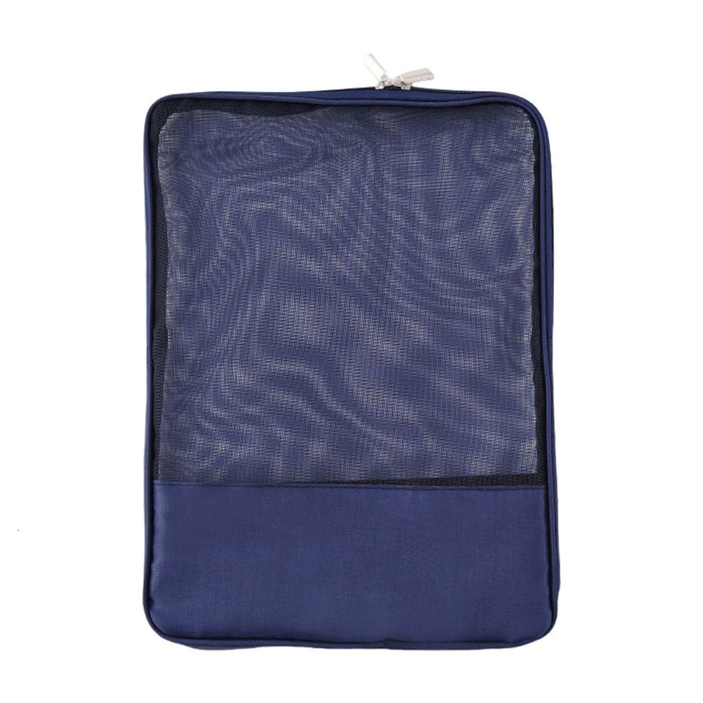 Сетчатый файл-мешок с замком, Синий