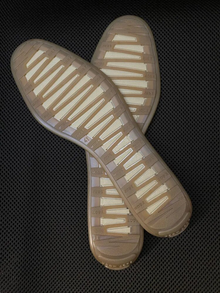 Подошва мужская на мокасины бежевая Лука размер 42, 28 см