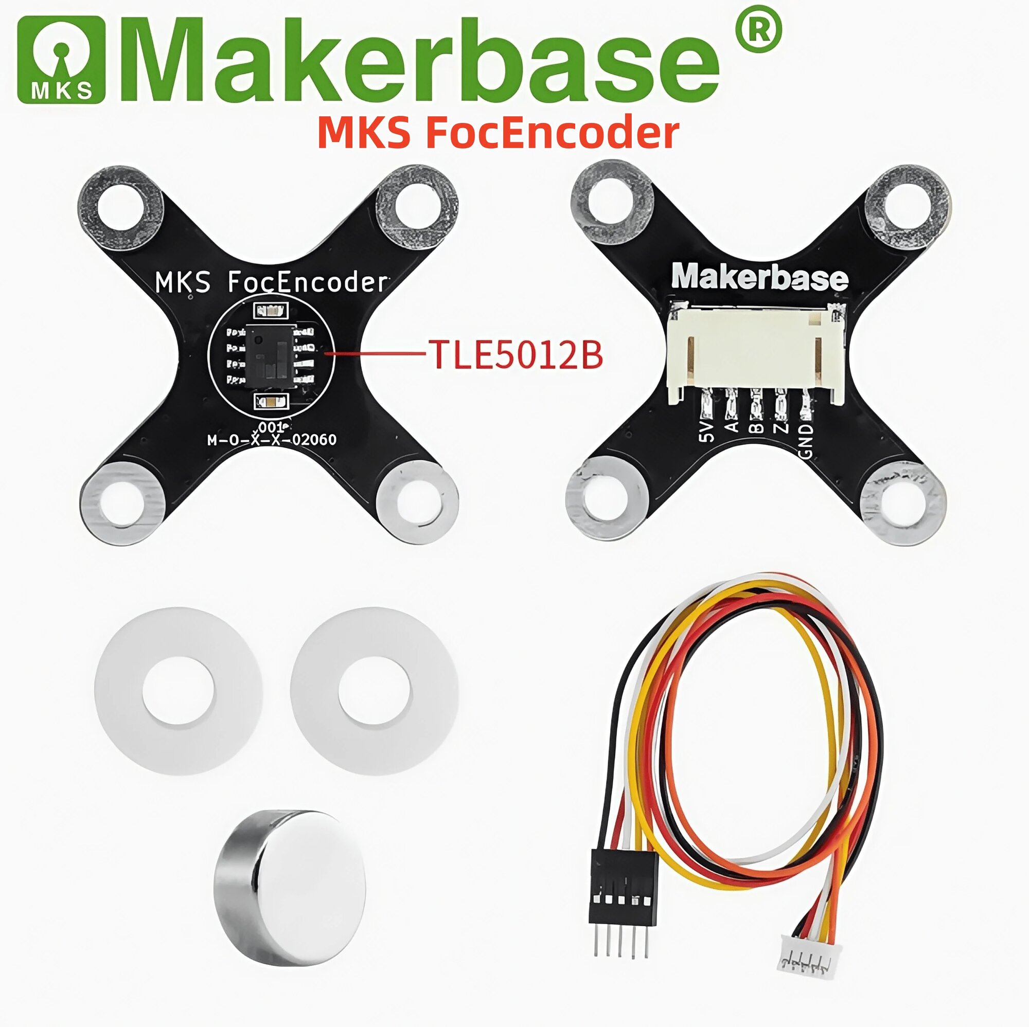 Makerbase ODrive3.6 FOC BLDC Сервоконтроллер Белый, Package 4