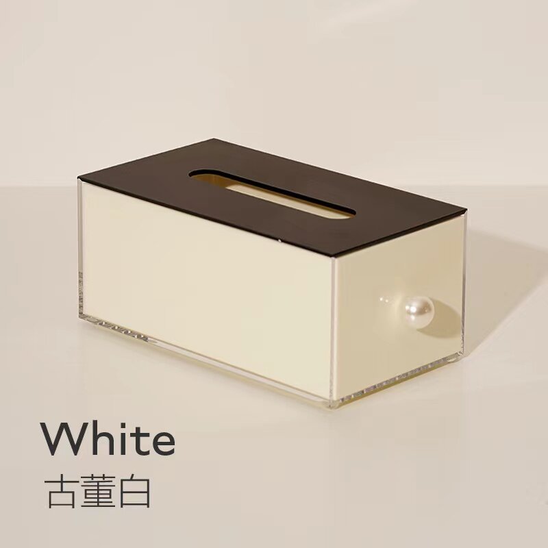 Коробка для ватных палочек с каменным узором, коробка для хранения ватных дисков в ванной комнате, бытовая акриловая коробка для зубной нити, пылезащитная с крышкой.