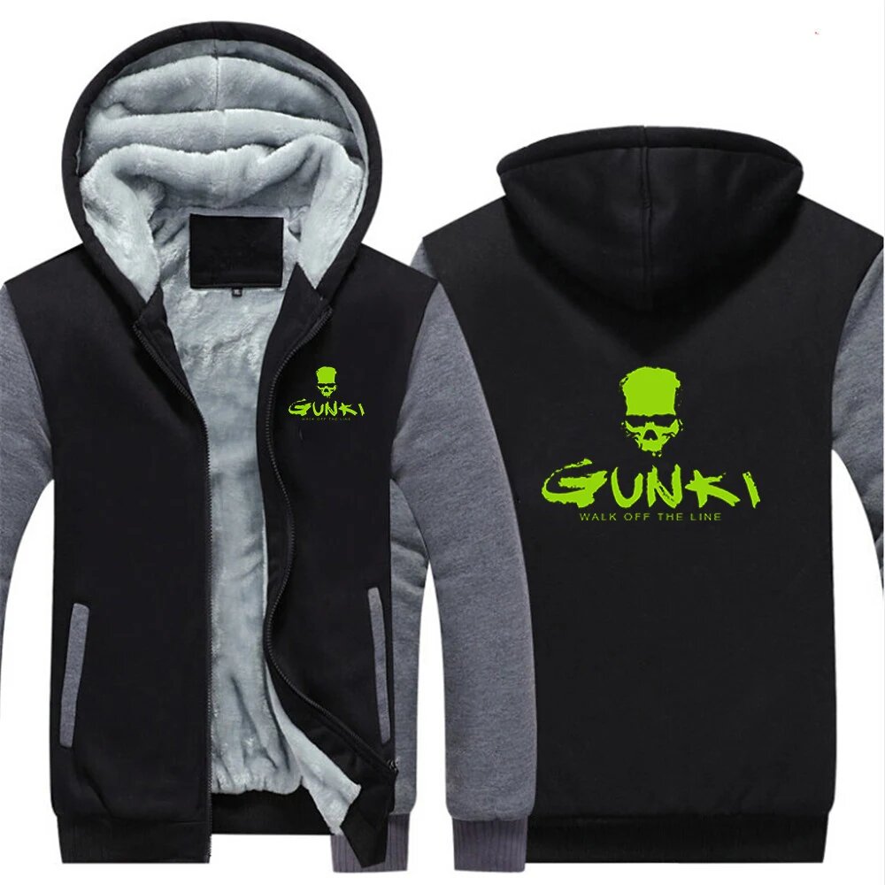 Мужская куртка Gunki с капюшоном, зеленый, XXL, Color: 7