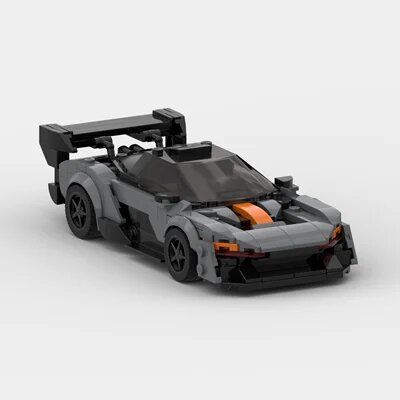 MOC Senna GTR Racing Racer конструктор из пластика