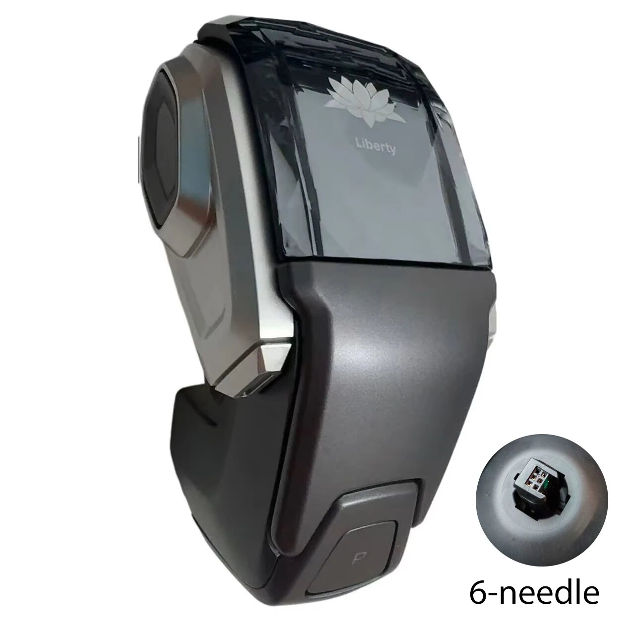 Хрустальная ручка переключения передач для Jetour T2 Traveller со светодиодной подсветкой, 6 needles