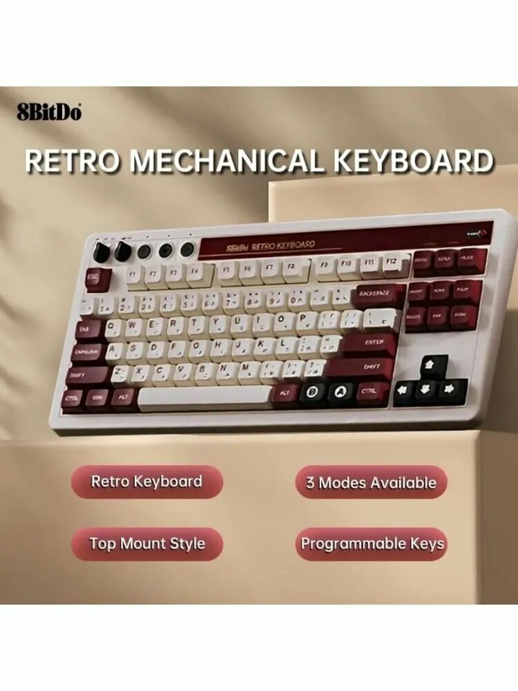 8BitDo Клавиатура , серый — фото 1
