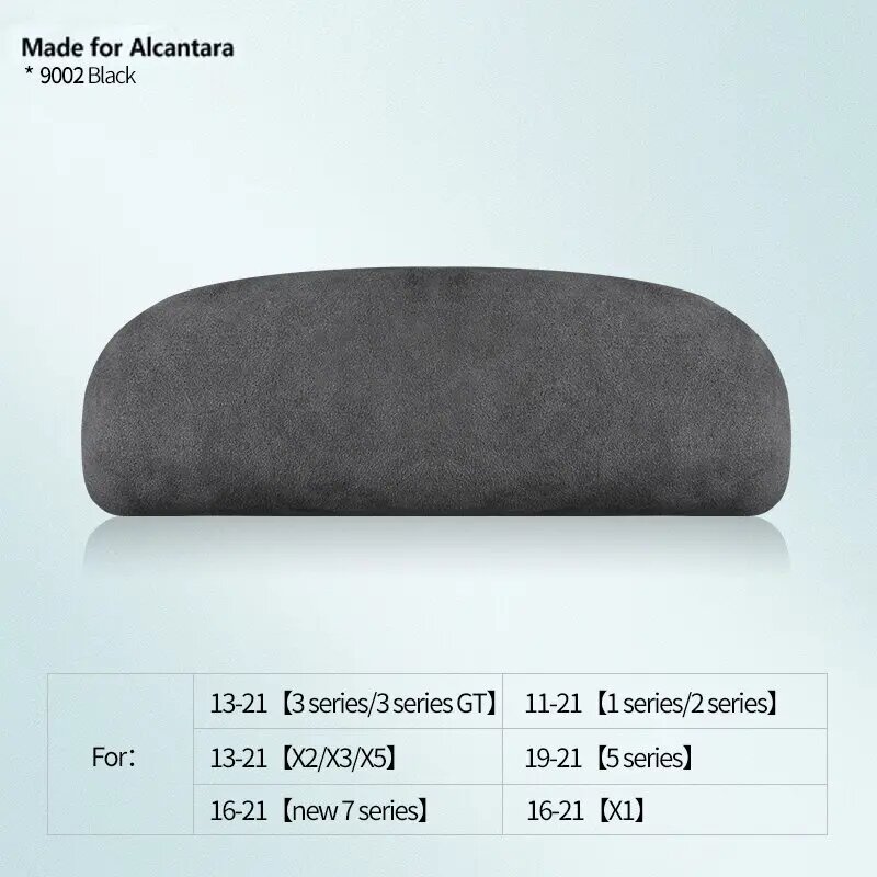 Чехол для автомобильных очков, коробка для хранения солнцезащитных очков из алькантары для BMW black