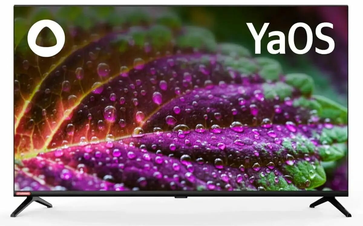 40" Телевизор StarWind SW-LED40SG300 FULL HD, черный, смарт ТВ, YaOS