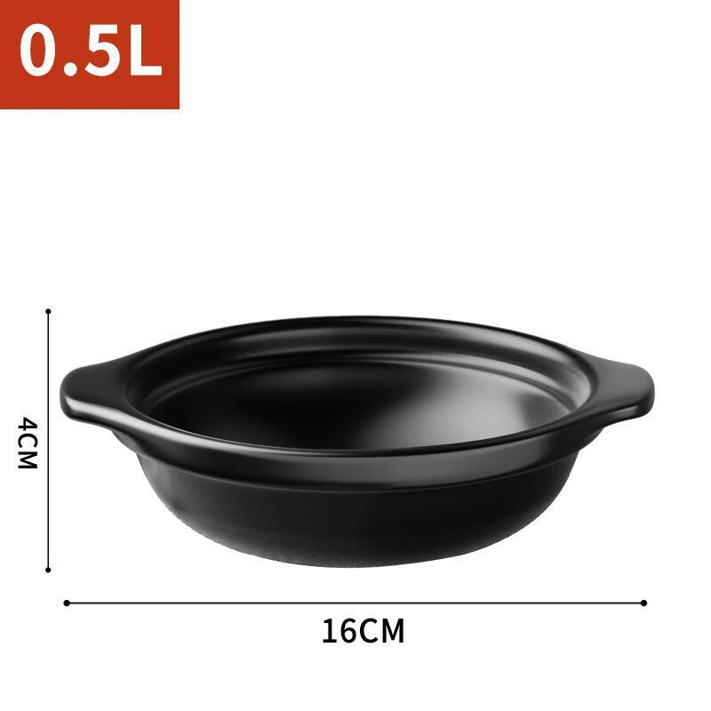 Кастрюля для тушения, домашняя, устойчивая к высоким температурам, керамическая кастрюля для супа, не трескающаяся при сухом горении, газовая плита, глиняная кастрюля для риса, оптовая продажа кастрюль