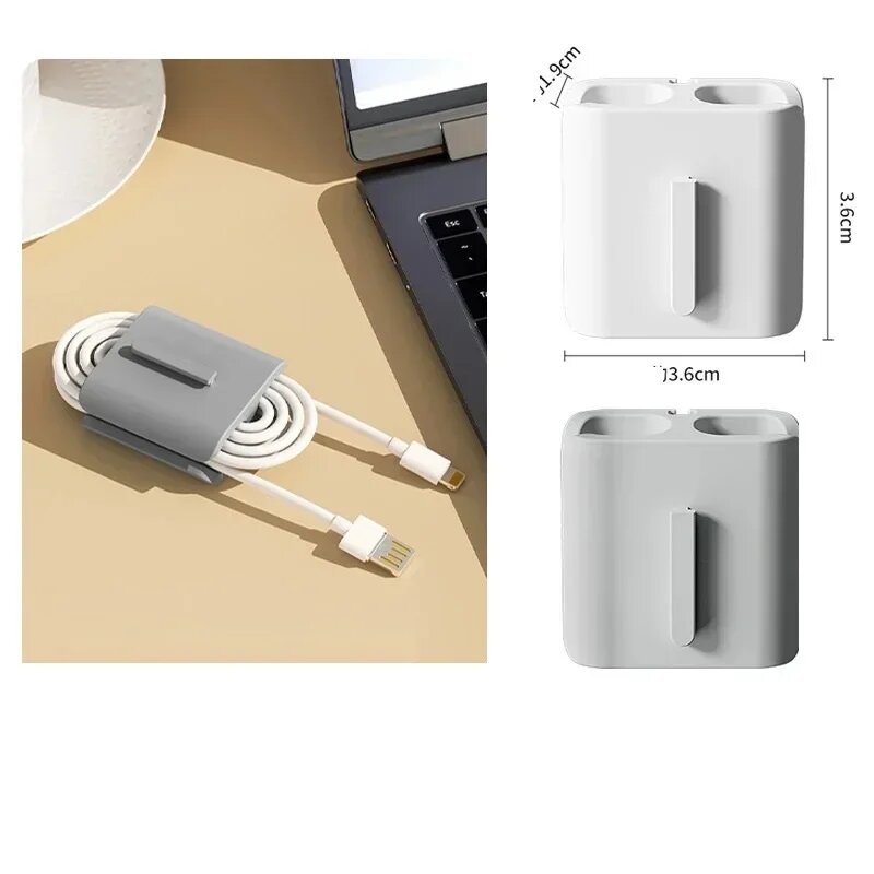 2 шт, простой органайзер для кабеля наушников, пряжка для кабеля передачи данных, коллектор, 2Big