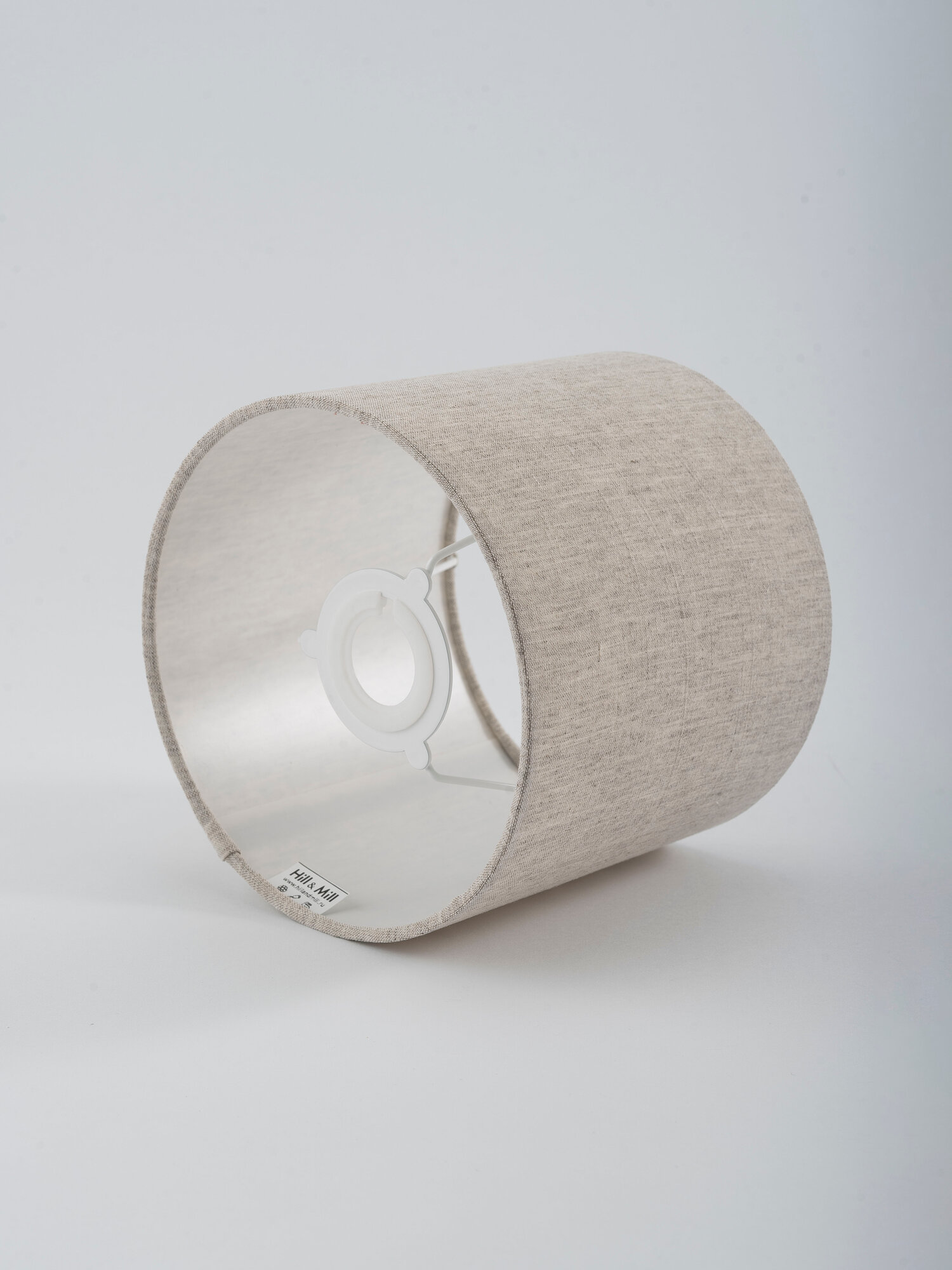 Абажур HIll & Mill, льняной меланж, ручной работы, для настольных ламп