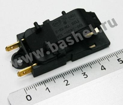 Выключатель биметаллический для эл. чайников TM-XG-3 13A, 240V