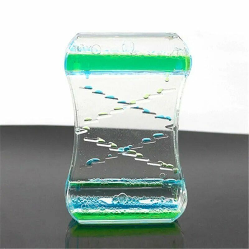 Песочные часы с водяными каплями, Синий + Зеленый