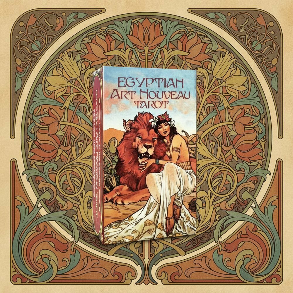 Карты Таро "Egyptian Art Nouveau Tarot Cards" Lo Scarabeo / Египетские карты Таро в стиле ар-нуво Ло 63445 Lo Scarabeo