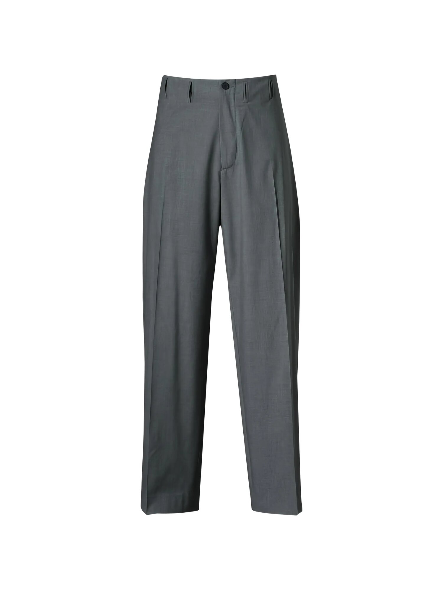 Брюки Pleated straight-leg trousers