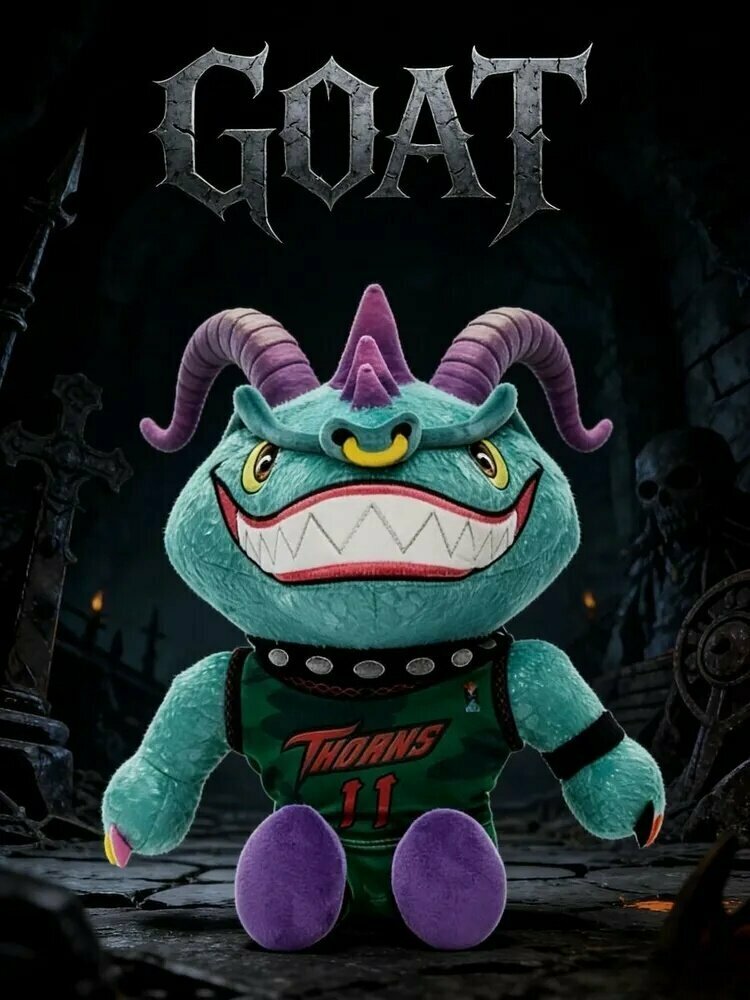GOAT Plush Мягкая игрушка персонажи спортивного мультфильма