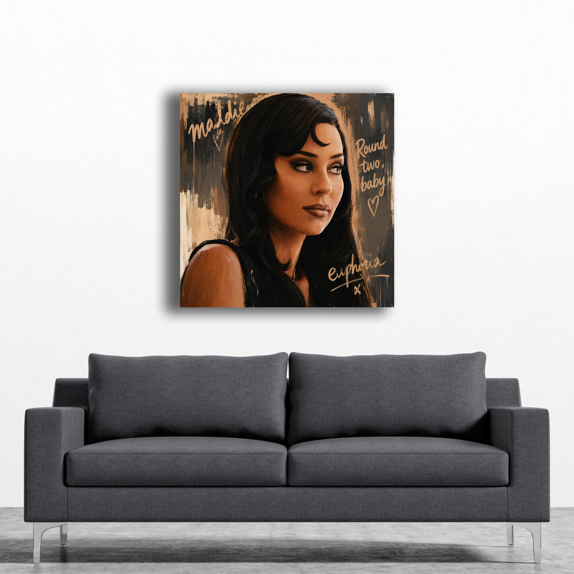 Картина на холсте Эйфория Euphoria Алекса Деми / 40*40