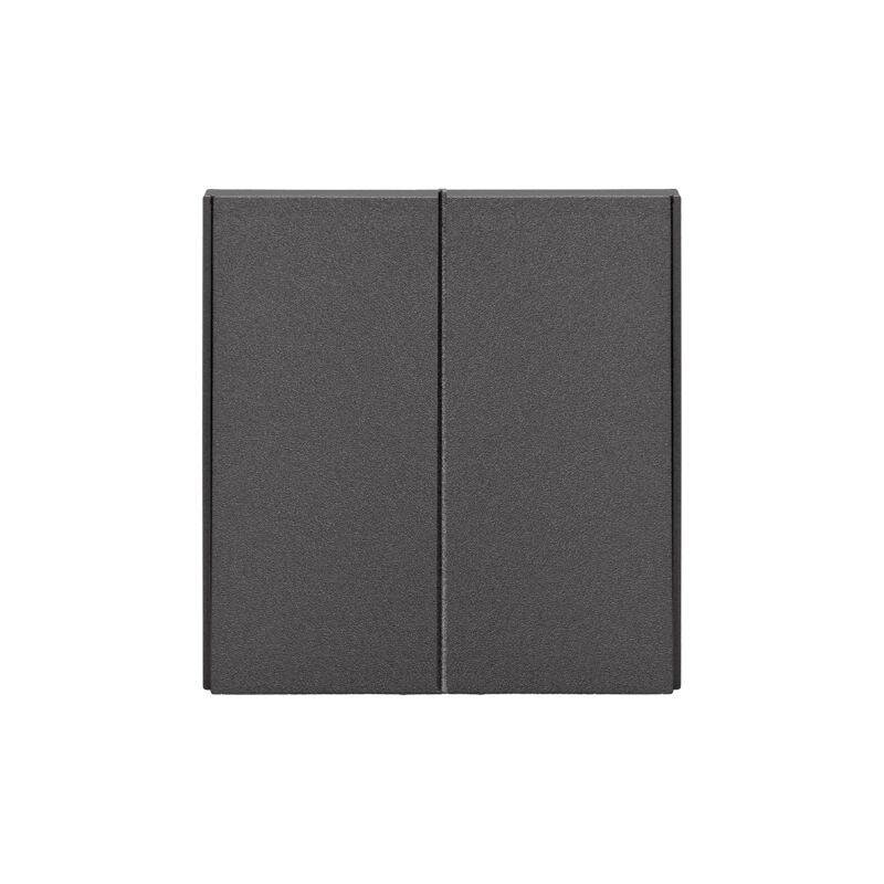 Переключатель проходной 2-кл. СП STRONG 10А графит Kranz KR-78-0709-6