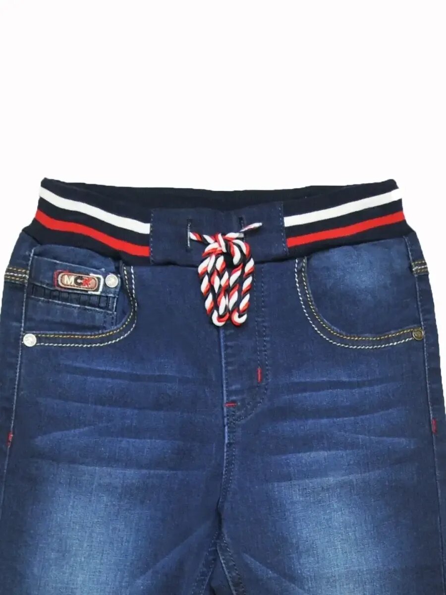 Джинсы Yuke jeans Базовая коллекция, размер 19/116, синий — фото 1