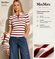 Поло Max Mara, размер XS, бордовый, красный, белый