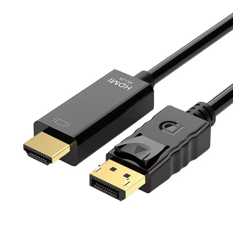 Dawndesslo DP-HDMI кабель 4K адаптер DisplayPort-HDTV Черный, Black