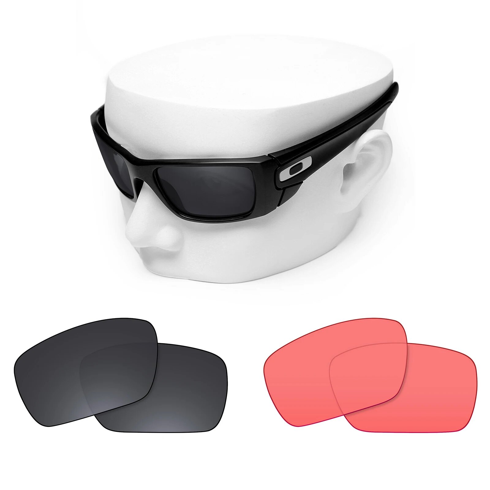 Линзы Oakley Fuel Cell BlackHD Pink, белая оправа
