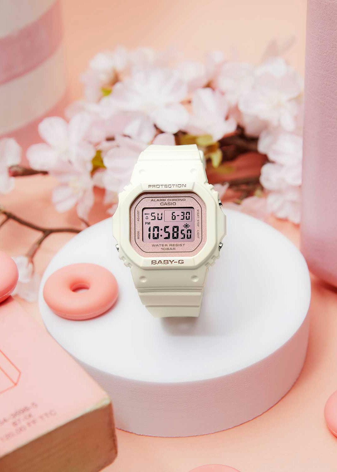 Наручные часы CASIO Baby-G, белый — фото 1