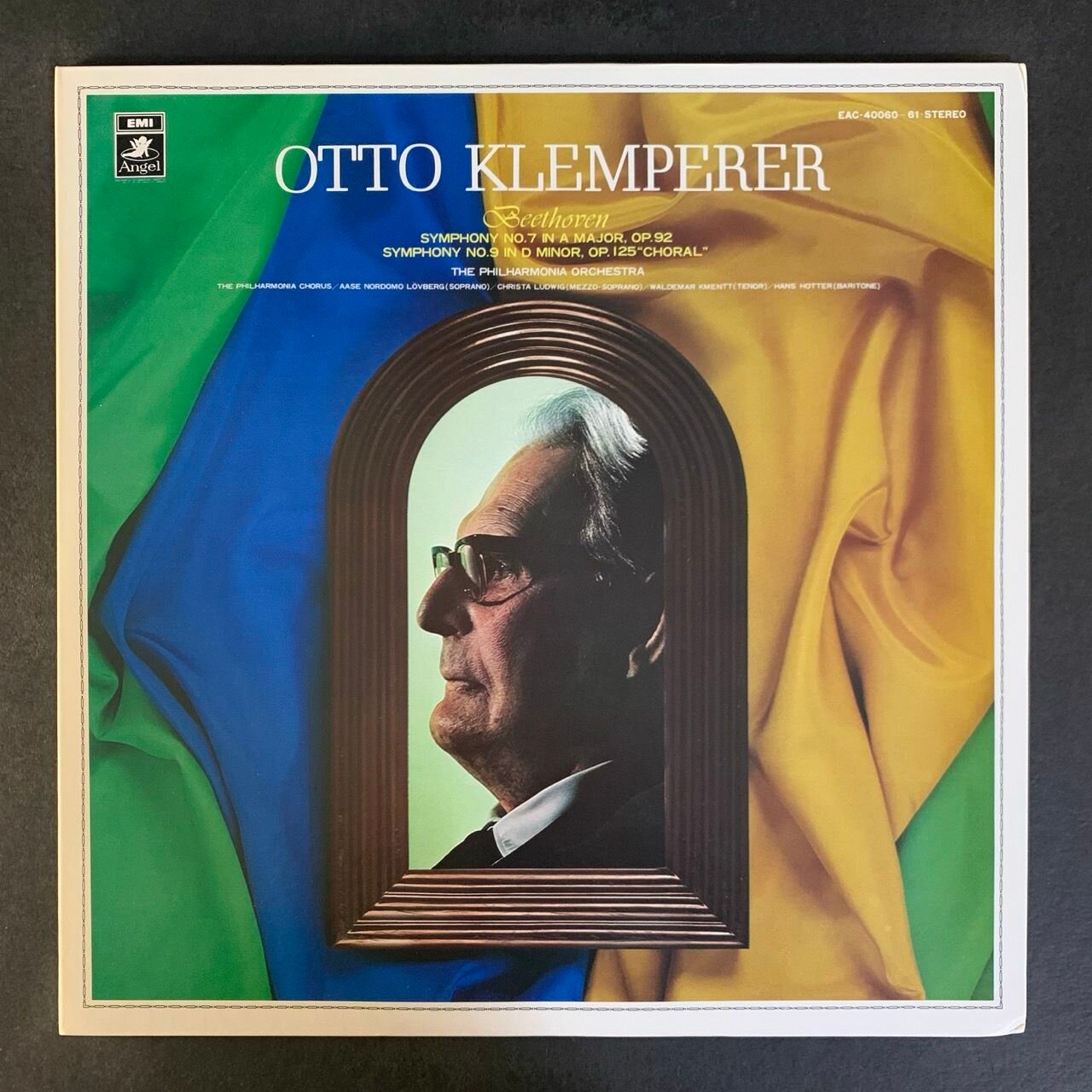 Klemperer, The Philharmonia Orchestra, Beethoven - Symphony No.7, Symphony No.9 (б/у виниловая пластинка, LP)