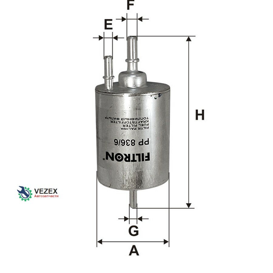 FILTRON PP836/6 Фильтр топливный PP836/6