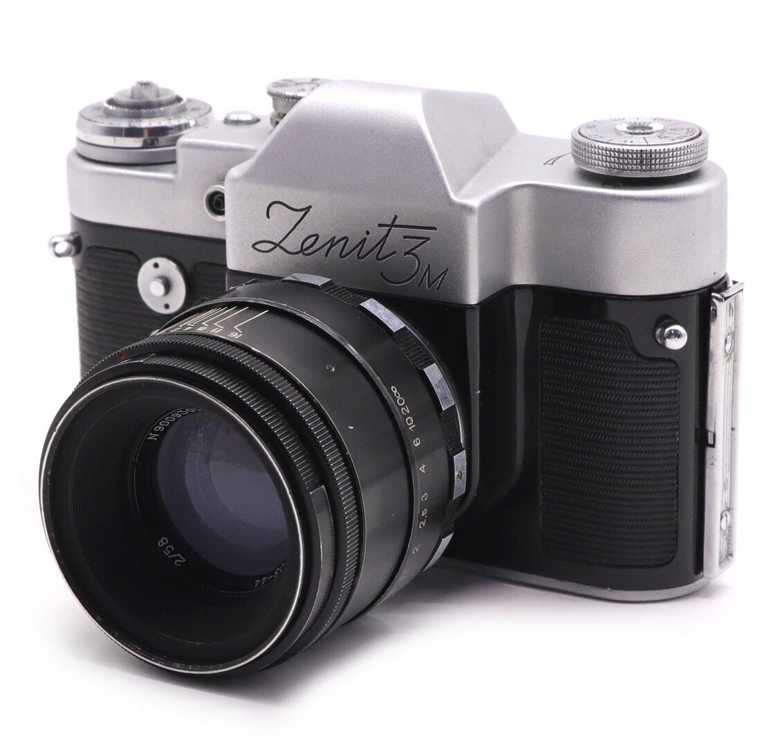 Советская фотокамера Зенит 3М/Zenit 3M + Гелиос-44