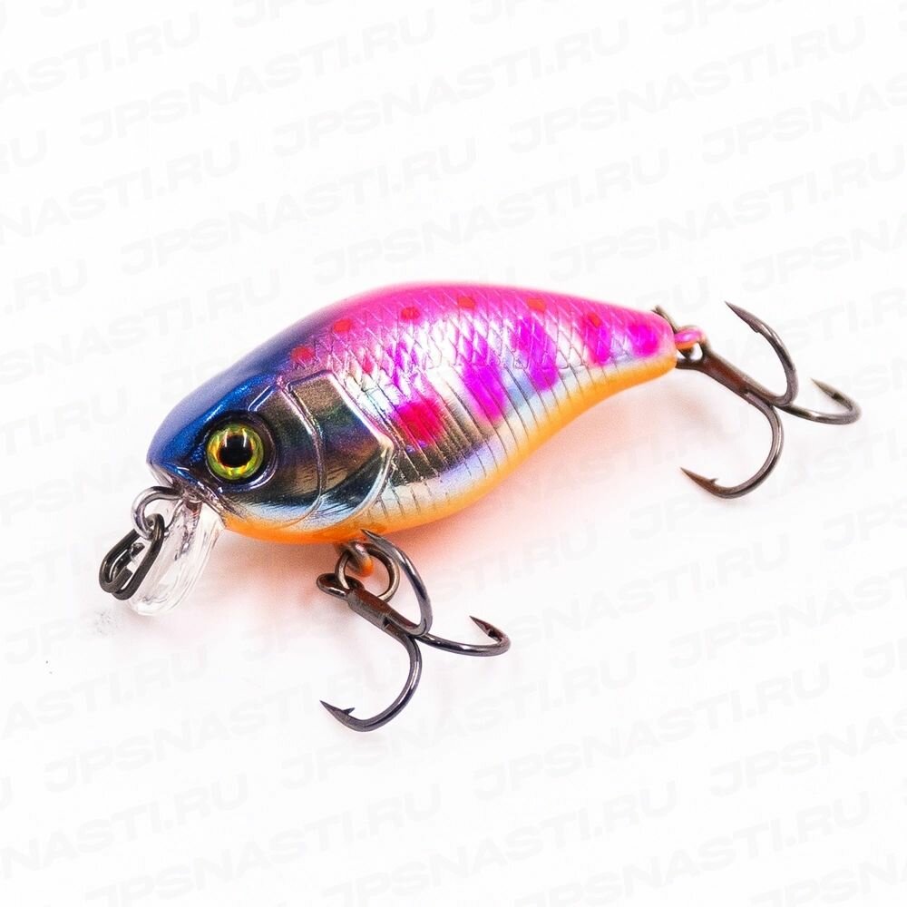 Японский воблер крэнк Jackall Micro Chubby 30, 2 г, hl flashing pink trout / Воблеры на голавля / Приманки для ловли хищника