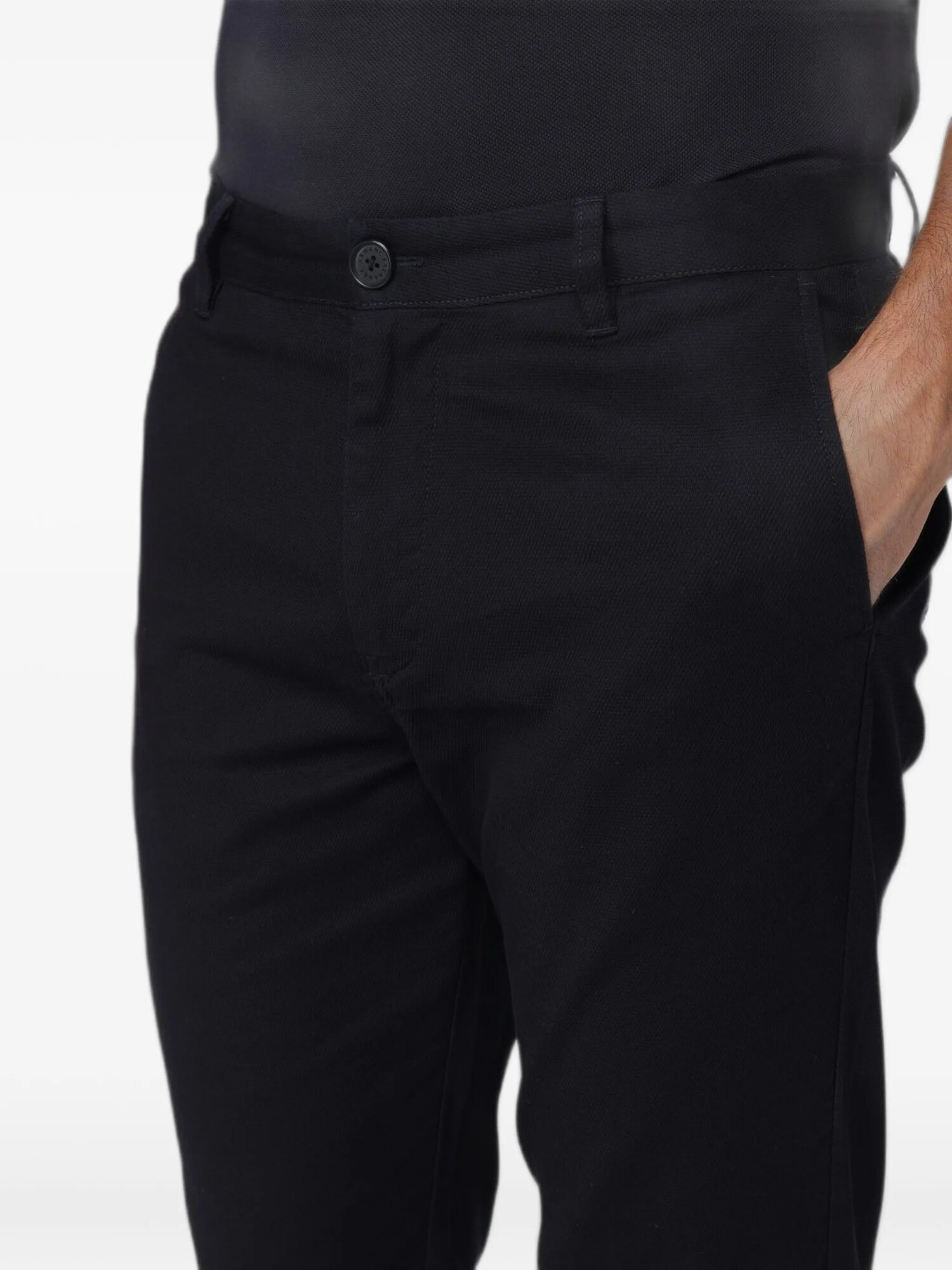 Брюки Armani Exchange Button-fastening trousers, размер 32, синий — фото 1