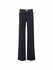 Джинсы LIU JO Belted flared jeans, размер 36, синий