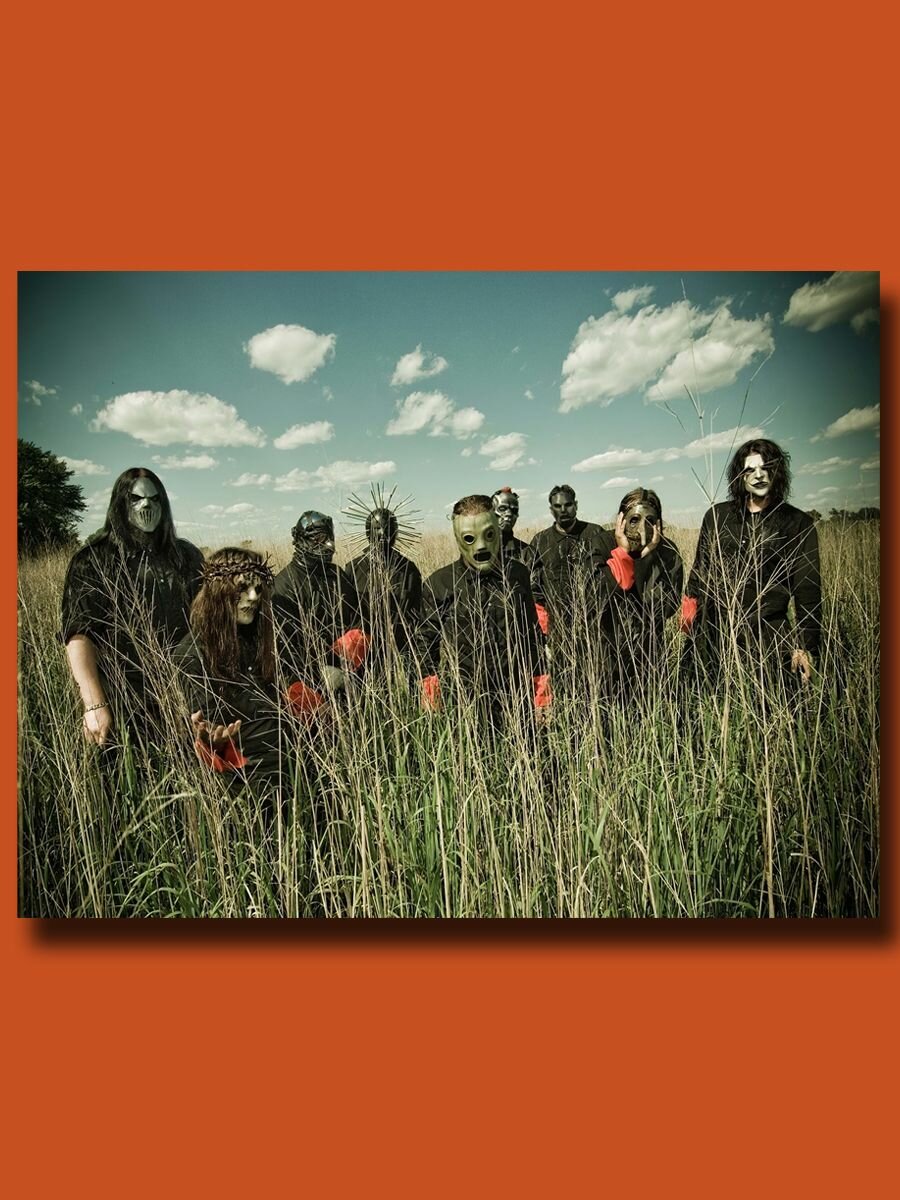 Постер Slipknot - 30х40см, Плакат Slipknot, арт.2