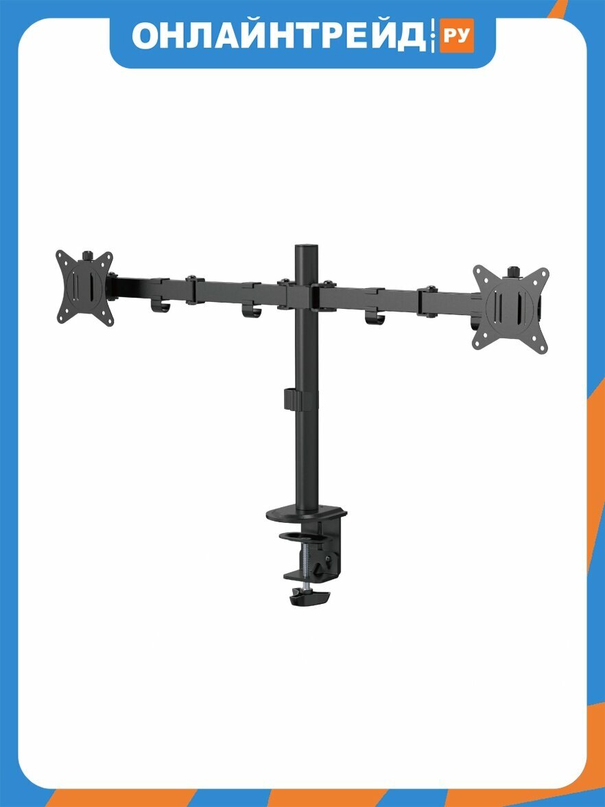 Кронштейн Uniteki SNM72 для двух мониторов, , диагональю 17-32"