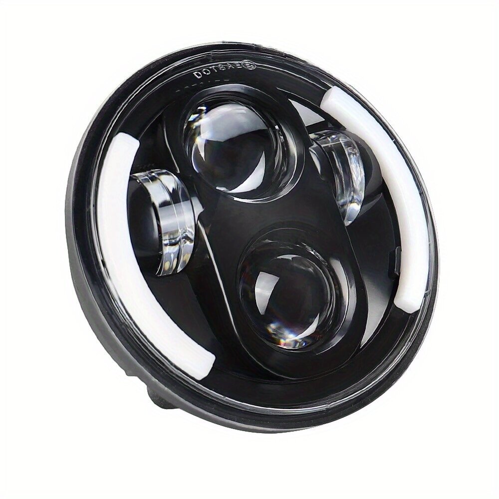 Мотоциклетная фара 5.75 дюйма с DRL, круглая, 1 шт.
