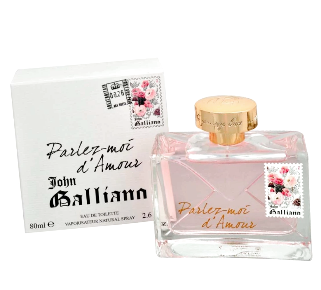 Женские духи John Galliano Parlez Moi D Amour 80 мл - Джон Гальяно Парлез Мой Де Амур туалетная вода