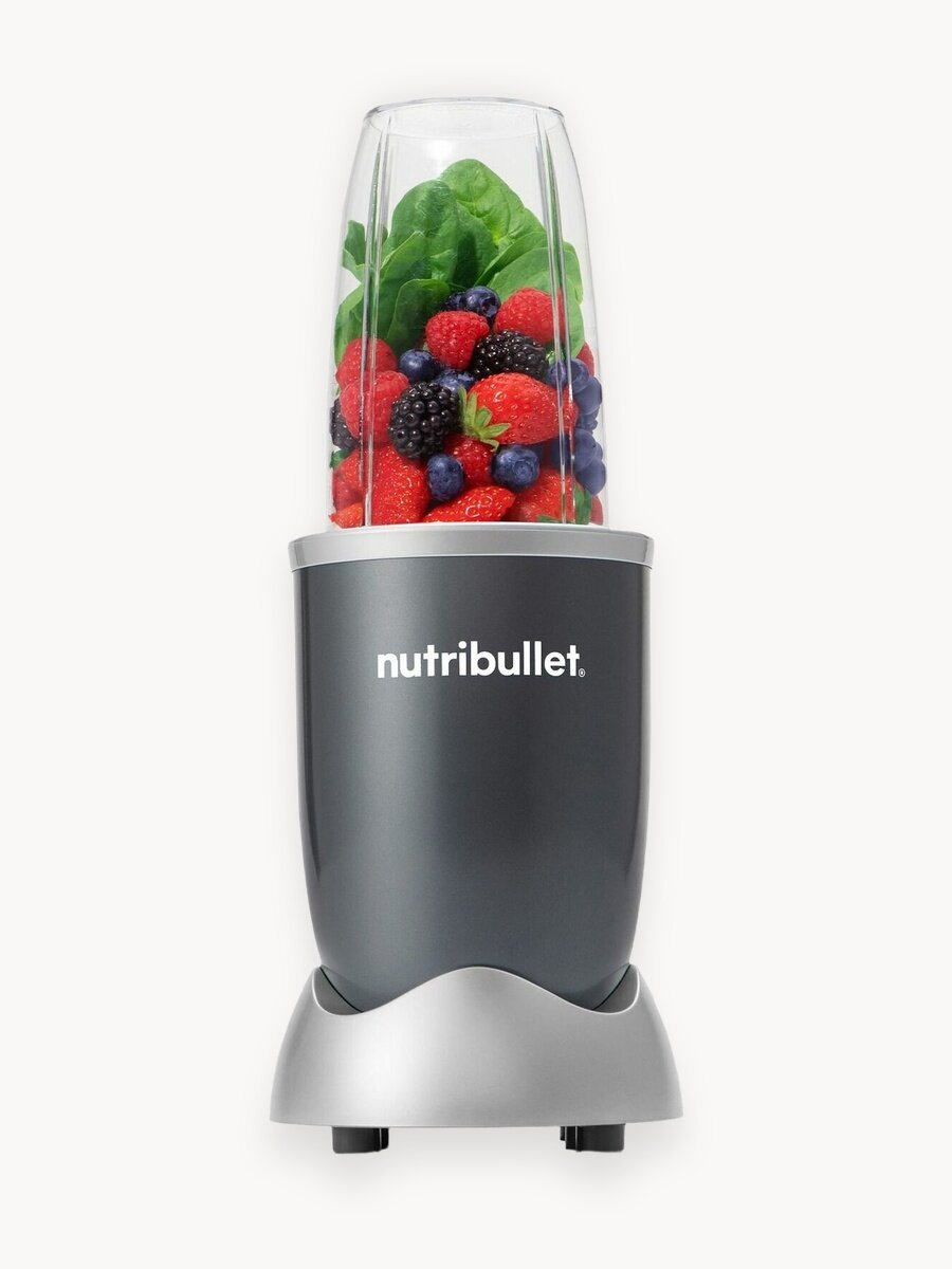 Стационарный блендер Nutribullet Original NB607DG (Цвет: Серебристый/Черный; Мощность: 600 Вт)