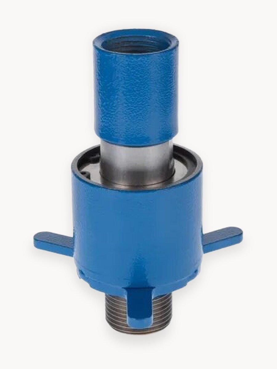 Муфта поворотная ДУ25 для ручного гидробурения скважины, стальная