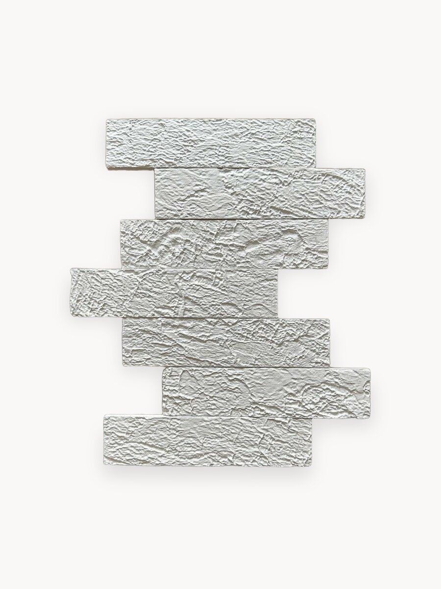 Декоративный кирпич "Белый город" , облицовочный, полнотелый, 1NF