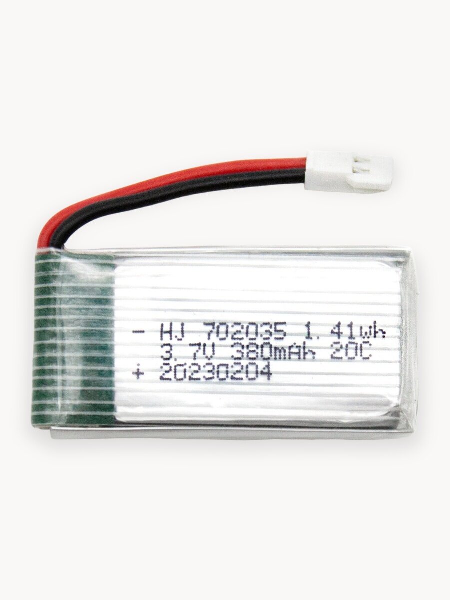 Аккумулятор дополнительный для самолетов FX818 FX823 3,7 В, 380 мАч, разъем XH2.54