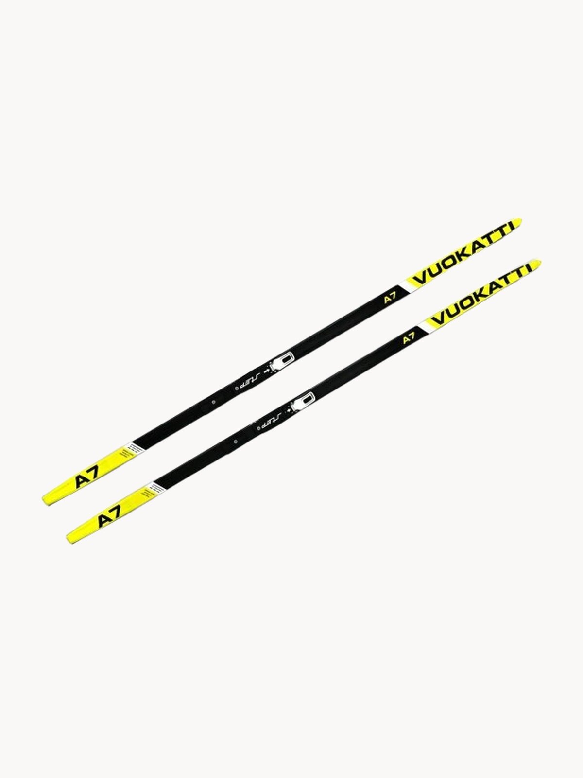 Лыжный комплект Vuokatti без палок NNN Step-in (Step), Black/Yellow, 140 см