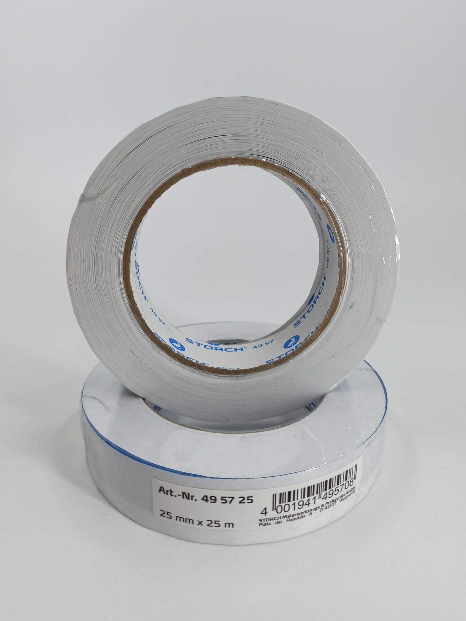 Лента двухсторонняя для укрывных материалов Storch Premium Maskenband Blau 495725 (25мм*25м)